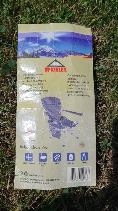 Camping stol, McKinely
