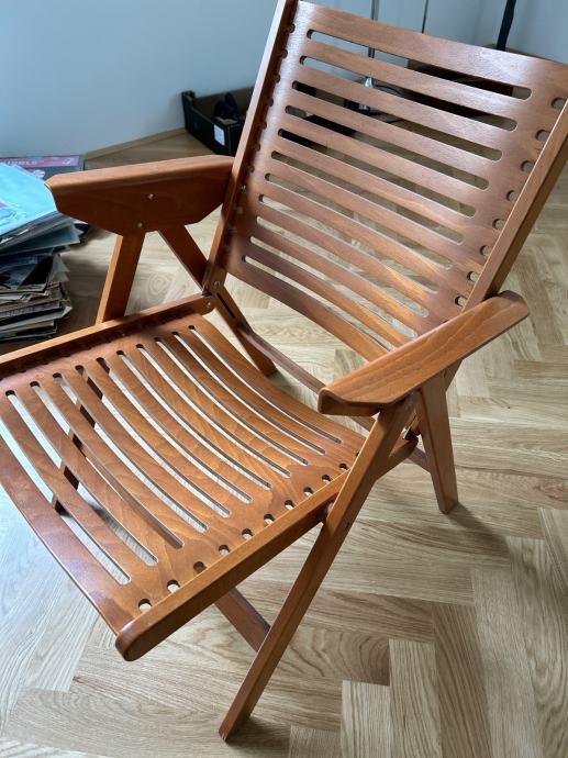 4x stol Rex, Niko Kralj, počivalnik, retro vintage lounge chair