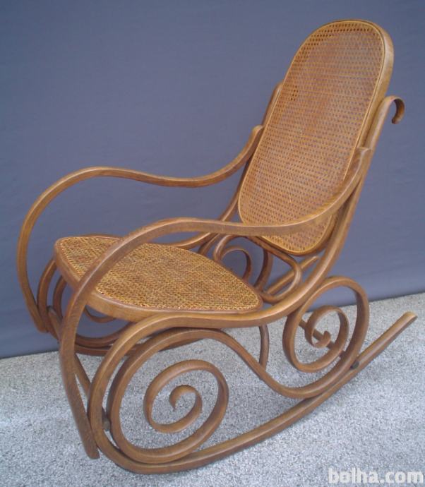 GUGALNIK THONET STIL,STARINSKI STOL ZA GUGANJE,naslonjač
