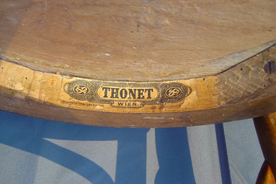 ORIGINAL THONET STOLI 4x, STARINSKI MASIVEN BUKOV RETRO STOL TONET