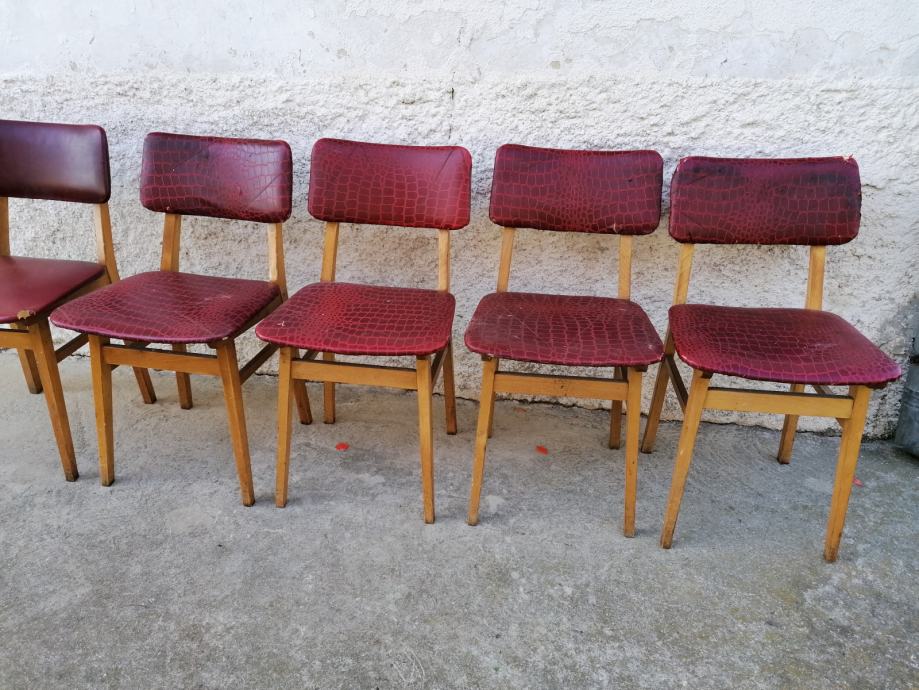 Retro vintage stari stoli stol