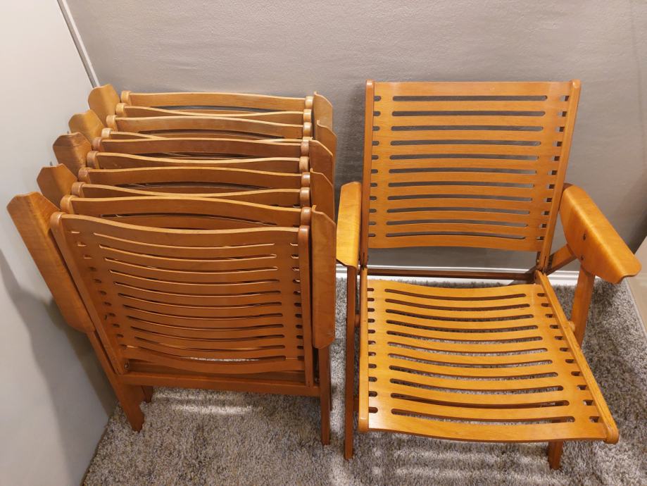 Stol Rex, Niko Kralj, Stol Kamnik, zložljiv stol, komplet stolov