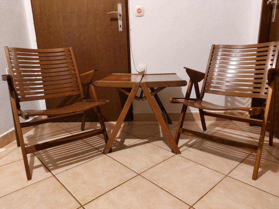 Stol Rex, Niko Kralj, Stol Kamnik, zložljiv stol, mizica Rex