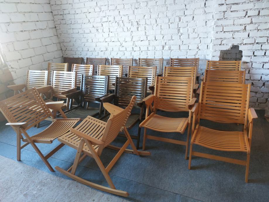 Stol Rex, Stol Kamnik, Niko Kralj, vintage stol, zložljiv stol