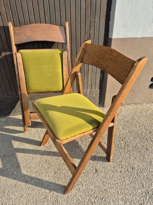 Vintage zložljivi stoli Kestell, made in Usa