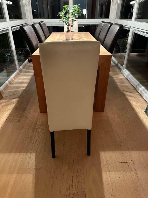 Kvalitetni usnjeni stoli (set 8)