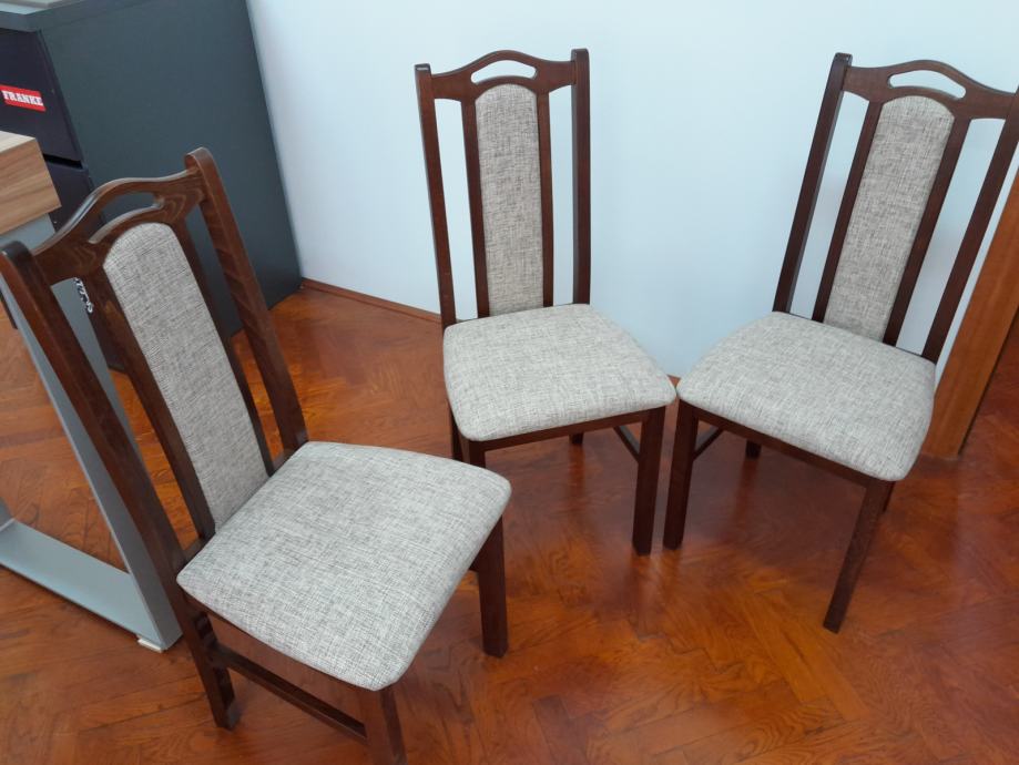ODPRODAJA 3 stolov barva OREH eksponat 39EUR / KOMAD