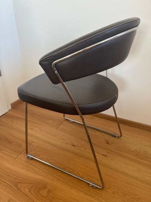 Usnjeni jedilniški stoli Calligaris