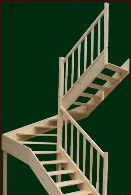 NOTRANJE LESENE STOPNICE - UBP - SOPO- 140-190