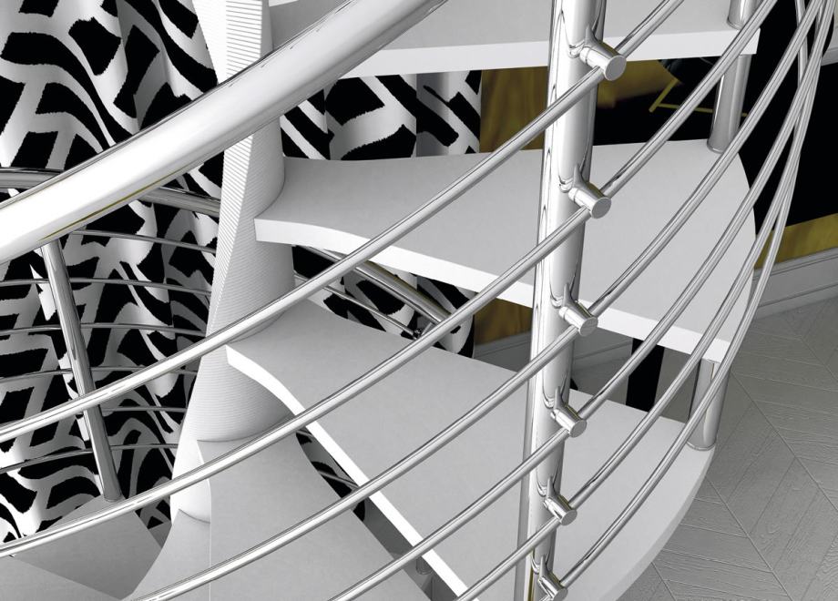 Notranje zavite stopnice št. D-30