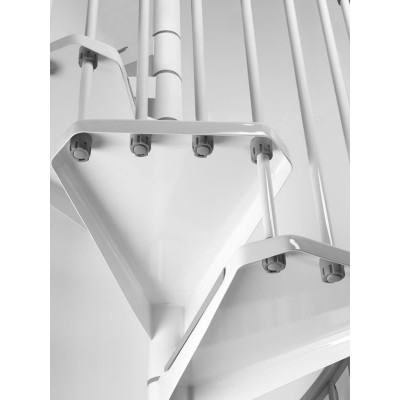 SPIRALNE - JEKLENE STOPNICE PIX-140 cm