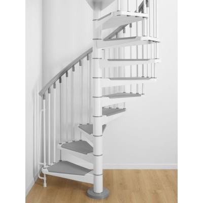 SPIRALNE - JEKLENE STOPNICE PIX-140 cm