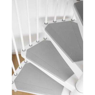 SPIRALNE - JEKLENE STOPNICE PIX-140 cm