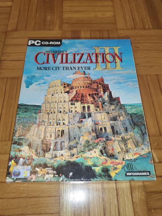 Vintage igra za PC Big Box Sid Meiers Civilization III
