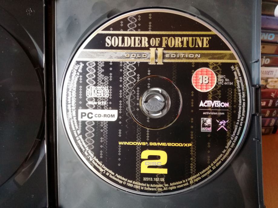 Soldier of Fortune II : Gold Edition PC 2-Disc CD-ROM