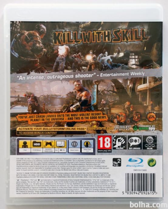 BULLETSTORM (PS3)