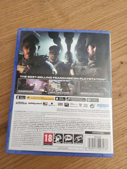 Call of duty Modern Warfare 2 MW2 PS 5