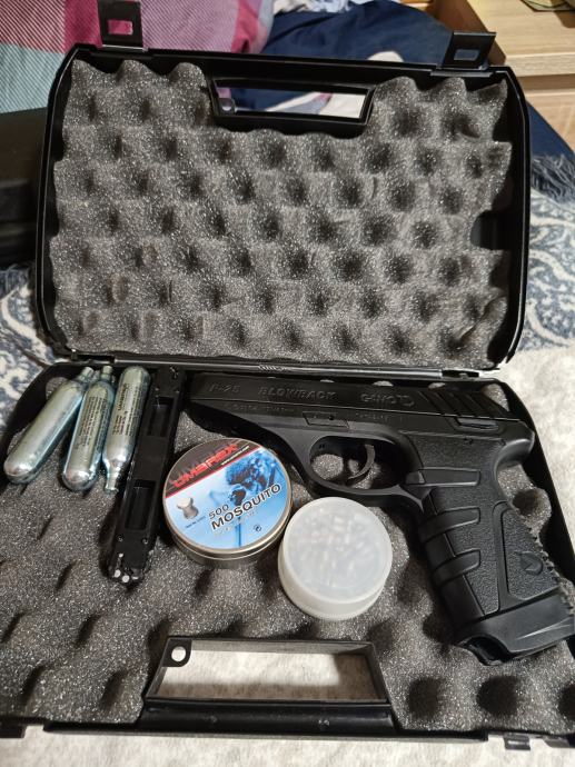 PIŠTOLA GAMO 25 BLOWBACK- ZRAČNA (CO2 PLIN)