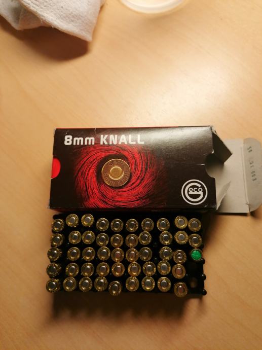 Slabi naboji 8mm Knall