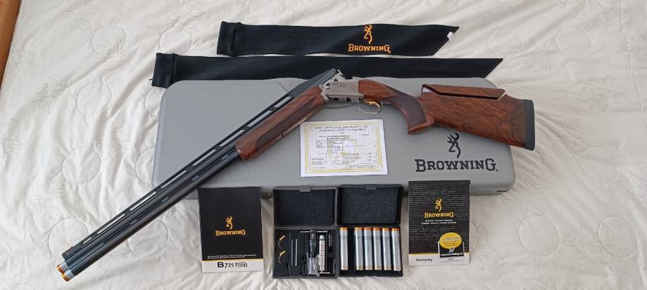 Trap puška, Browning B725 Pro Trap High Rib
