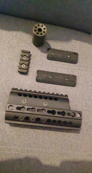 Rail zastava M92 7,62x39 midwest industries kompenzator keymod