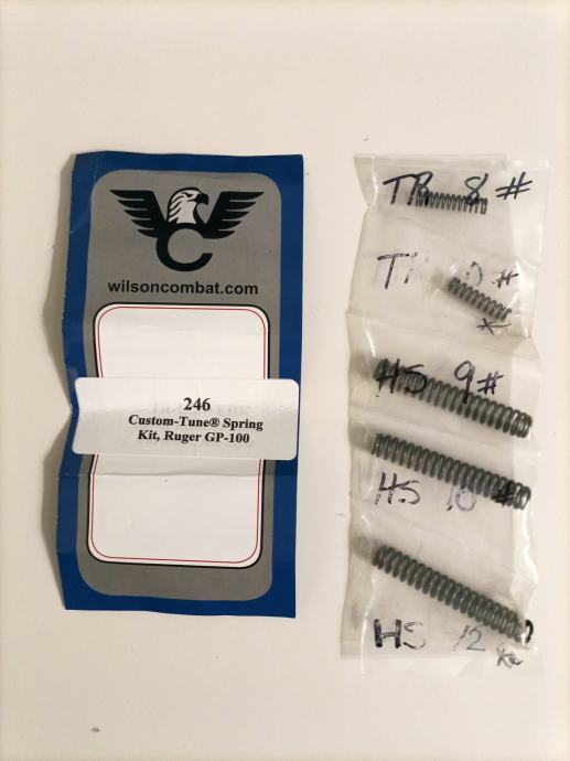 Komplet vzmeti za Ruger GP 100 - WIlson Combat Spring Kit