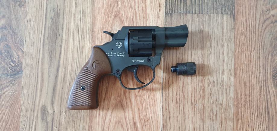 Štartni revolver / plašilka ROHM RG 56 Black 6mm FLOB