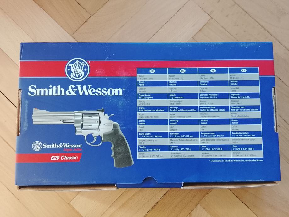 Zračni revolver Umarex Smith&Wesson 629 Classic 4.5mm na CO2