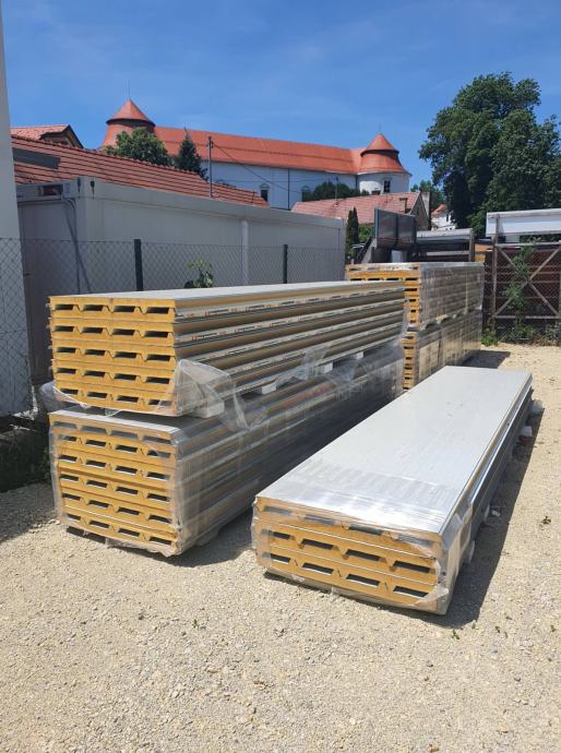 STREŠNI PANELI 50MM - BELA 9002 - SENDVIČ PANELI