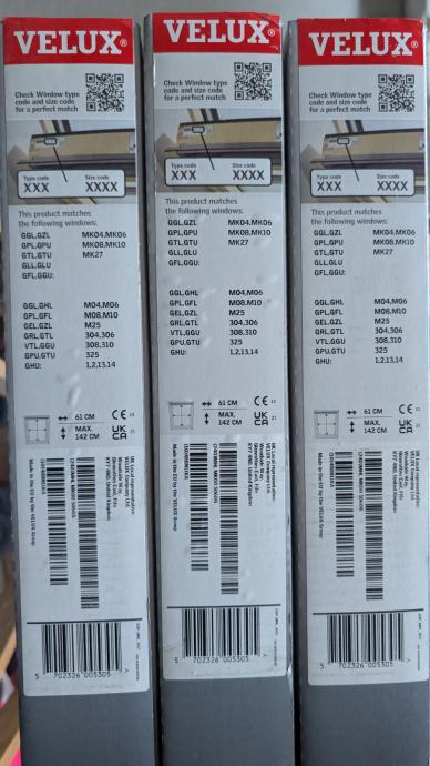 VELUX zunanje mrežasto senčilo MHL MK00 5060G