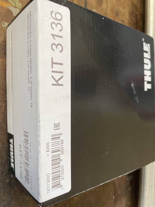 Prodam thule kit 3136 za Mercedes class C
