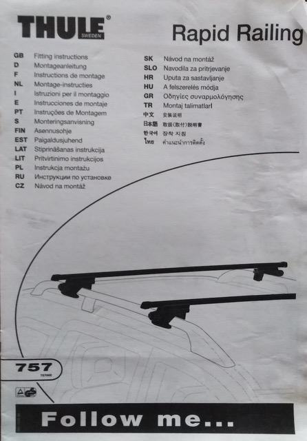 Strešni nosilec Thule 757