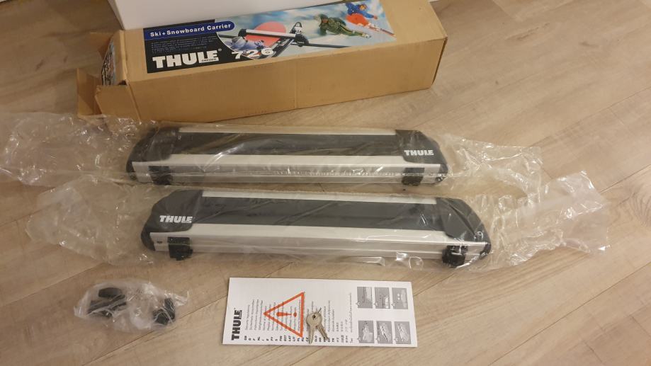 Thule 726 strešni nosilci za smuče - novo
