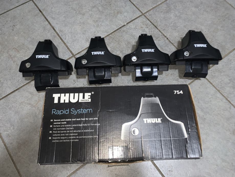 THULE AeroBar strešni nosilci + THULE Rapid System 754 + KIT 1748