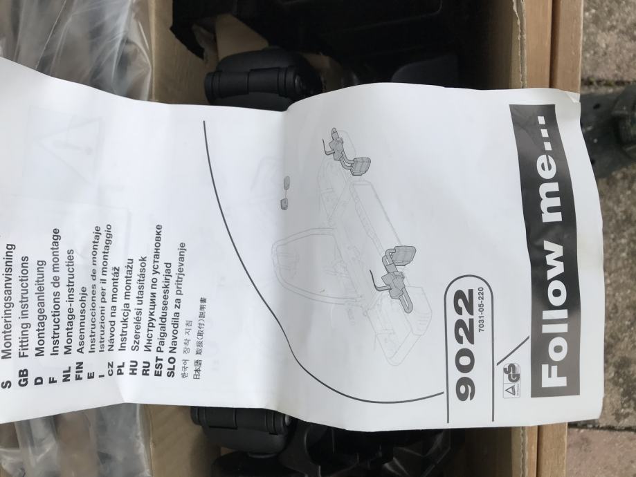 Thule Bike Adapter 9022 za Thule Euroclassic 902/03 prtljažnik