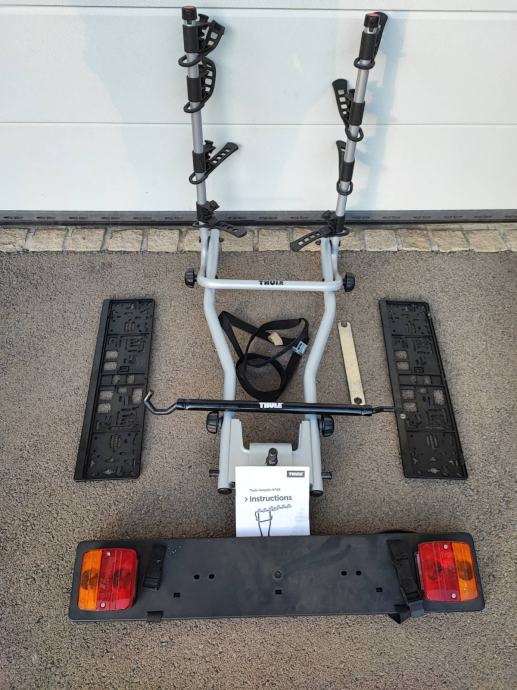 THULE HANGON NOSILEC ZA 4 KOLESA ZA KLJUKO + THULE LIGHTBOARD 976