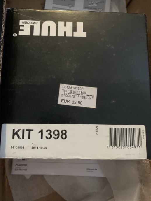 Thule Kit 183028 in Thule Rapid System 754