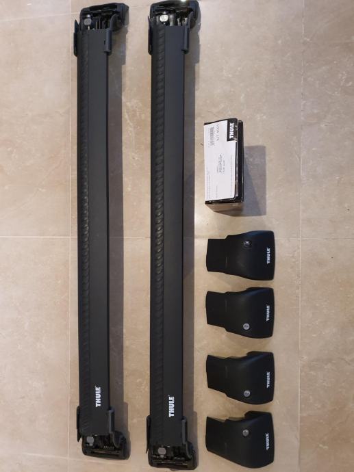 Thule strešni nosilec WingBar Edge 9591B + KIT 4001 za AUDI A6