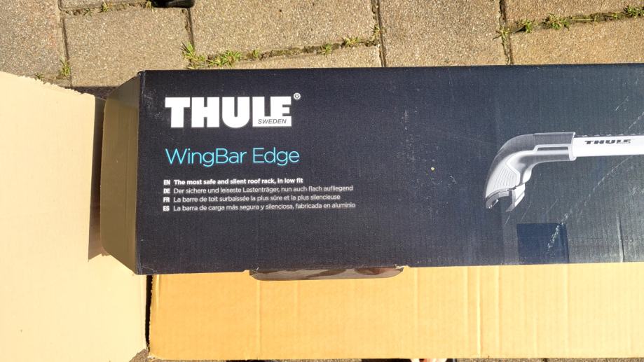 Thule Wingbar Edge 9592 strešni nosilci +Thule 3028 pritrdilni kit BMW