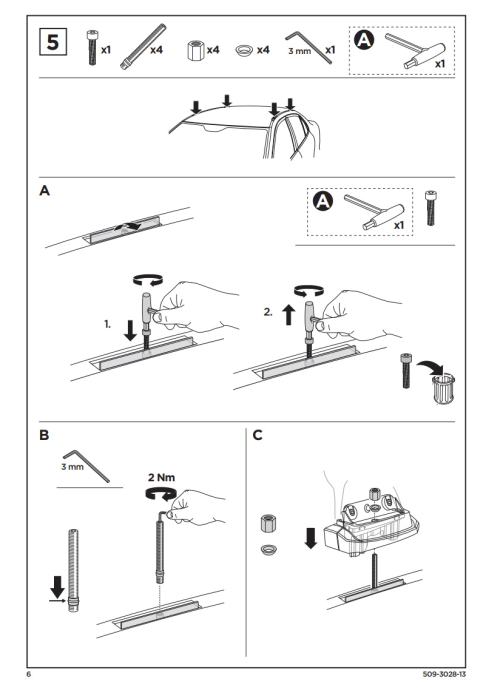 Thule Wingbar Edge 9592 strešni nosilci +Thule 3028 pritrdilni kit BMW