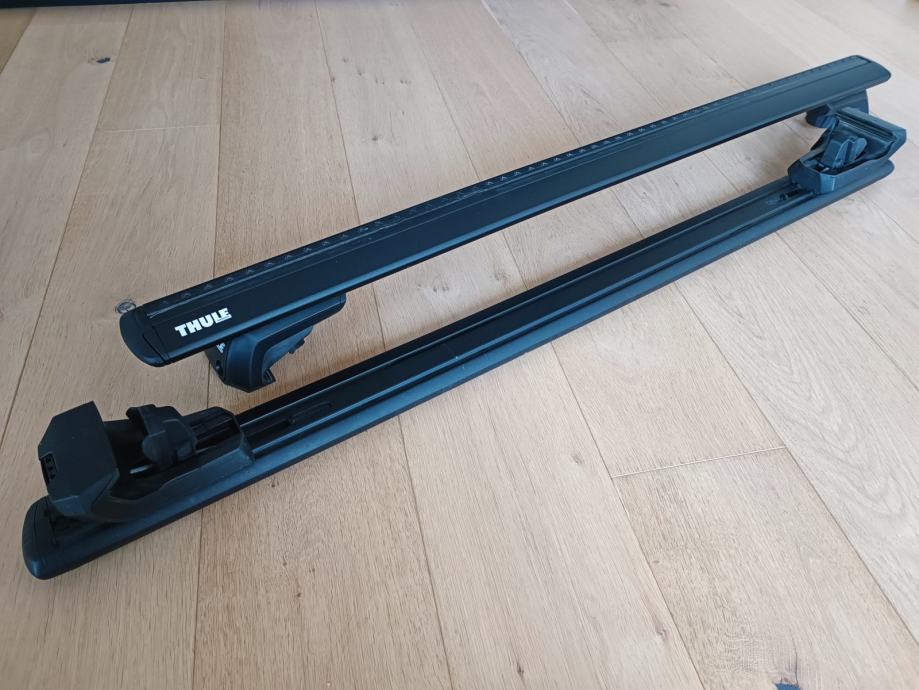 Thule Wingbar Evo Black 118 cm + osnovne noge 7104 (Škoda Superb)