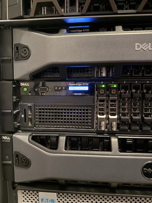 2 x Dell PowerEdge R730, 1 x Dell SCv2020