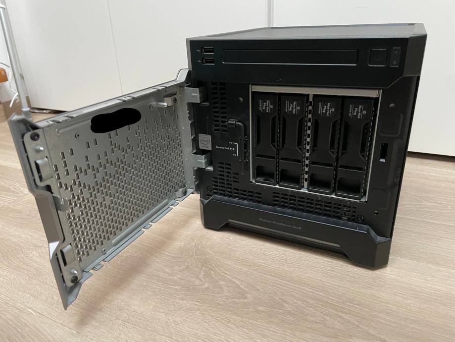 HP ProLiant MicroServer Gen8 (Intel Xeon E3-1260L, 2.4GHz, 16GB RAM)
