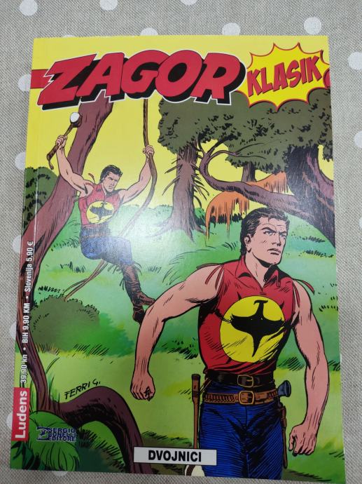 Stripi Zagor rdeči Klasik Ludens (stripnumizmatik)