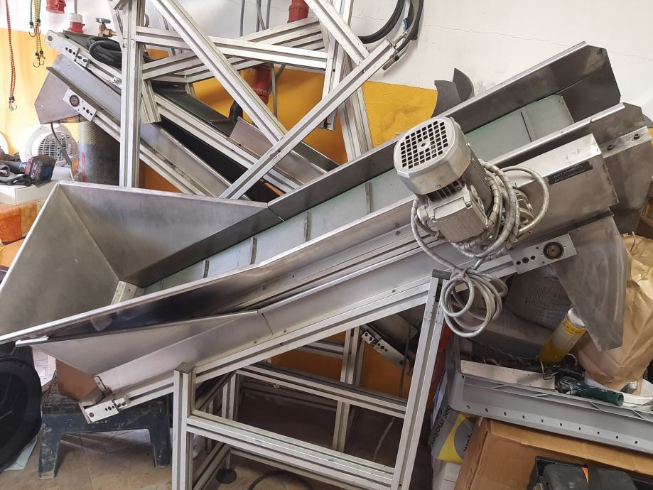 Rotacijski vibracijski dodajalnik, vibro dozator + tekoči trak