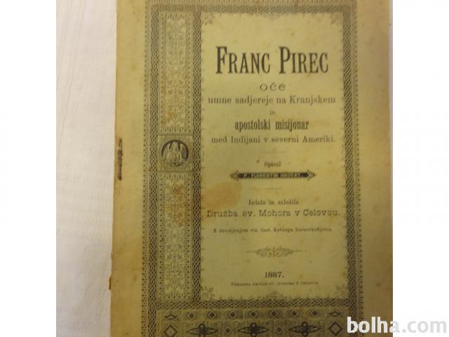 Franc Pirec oče sadjereje izd .1887