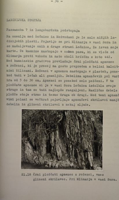 Geološke razmere, Ločnica, Medvode, Sora, Jetrbenk, 1968, geologija
