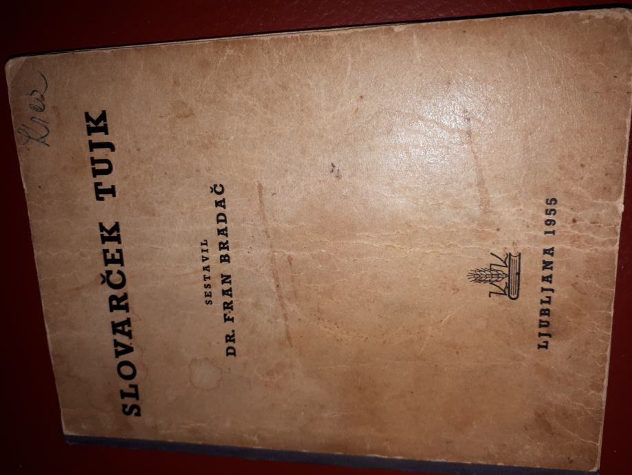 Slovarček tujk 1955
