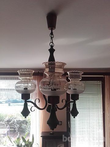 Lestenec. Luč. Luster. 2kom. 3 kraki. Sp.savinjska dol.