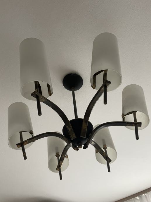 Lestenec stropni iz 50 let italijanski design